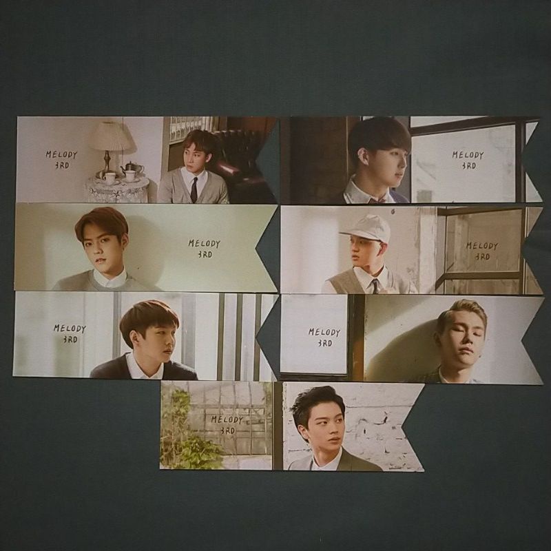 Jual BTOB 3rd MELODY FANKIT BOOKMARK EUNKWANG MINHYUK CHANGSUB HYUNSIK PENIEL ILHOON SUNGJAE ...