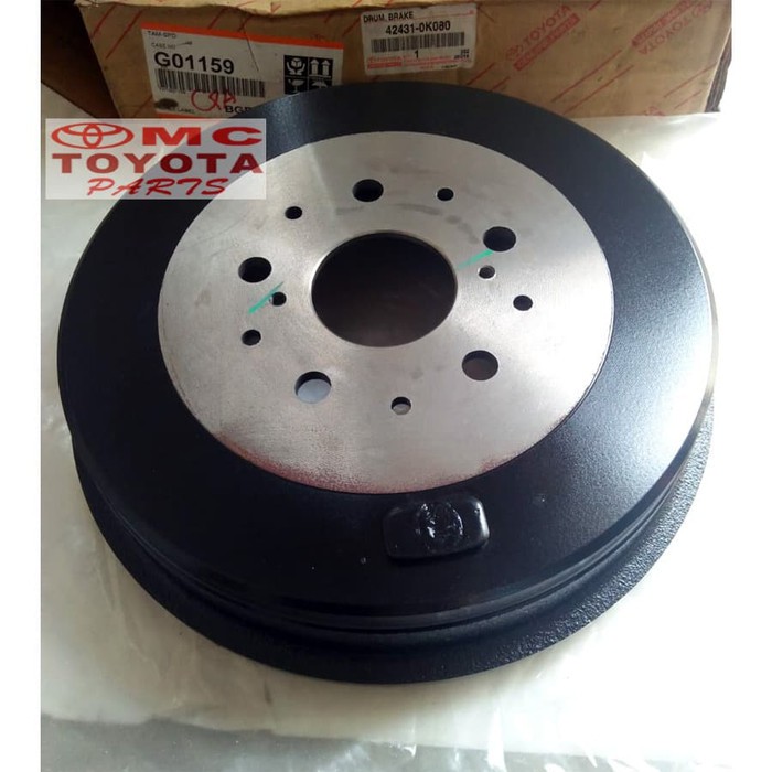 Jual Tromol Rem Belakang / Brake Drum Rear Innova Hilux 42431-0K080 ...