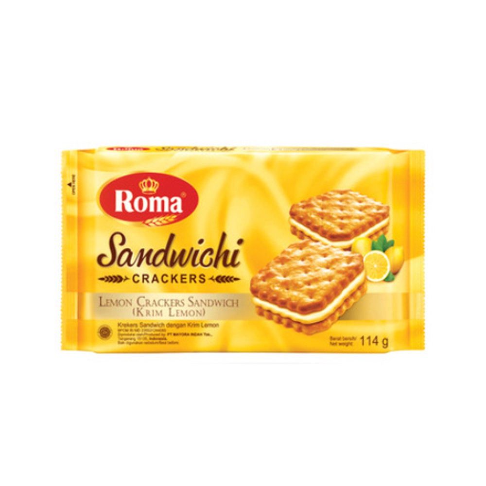Jual Roma Sandwich Lemon 114gr | Shopee Indonesia