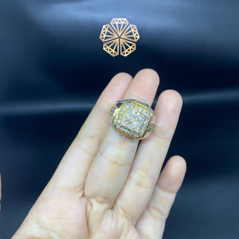 Jual CINCIN PERAK PRIA NATURAL BERLIAN EROPA1,12ct/56pcs NA322 | Shopee Indonesia