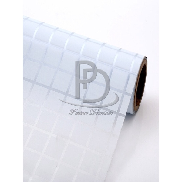 Jual STIKER KACA SANDBLAST/STICKER KACA motif Kotak Kotak 1 Roll ...