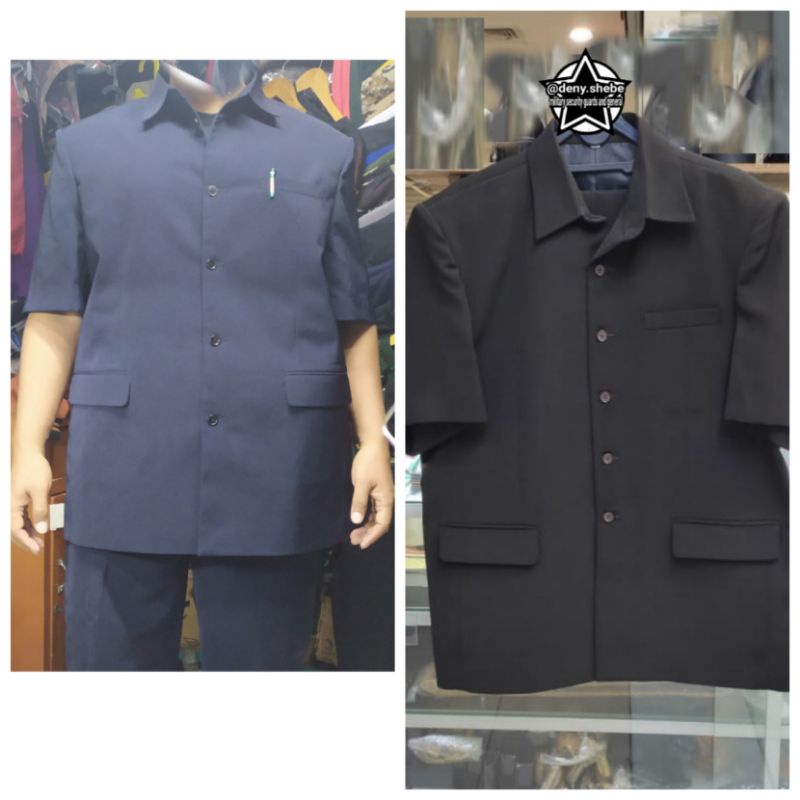 Jual Baju safari psh pak guru pak lurah pak security | Shopee Indonesia