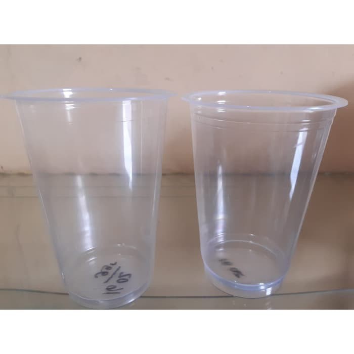Jual PLASTIK CUP MINUMAN 16 OZ STANDAR | Shopee Indonesia