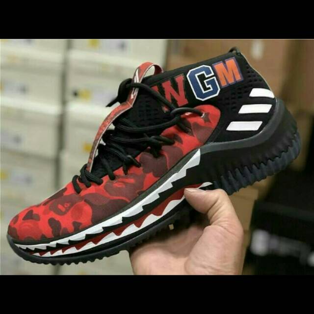 Jual AdidasX Bape Merah Premium | Shopee Indonesia
