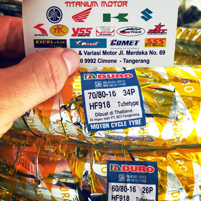 Jual Ban Duro 60/80-16 70/80-16 Thailand | Shopee Indonesia