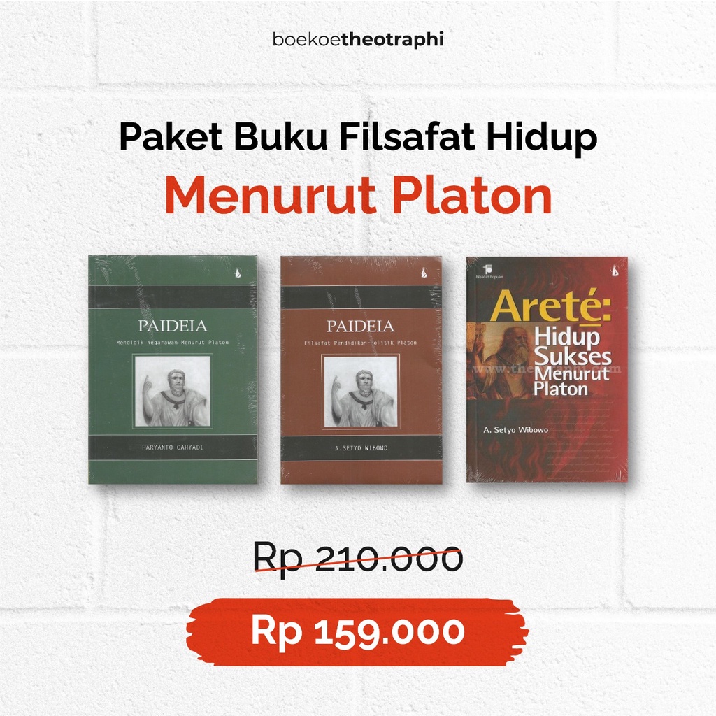Jual Paket Buku Filsafat Hidup Menurut Plato atau Platon | Shopee Indonesia