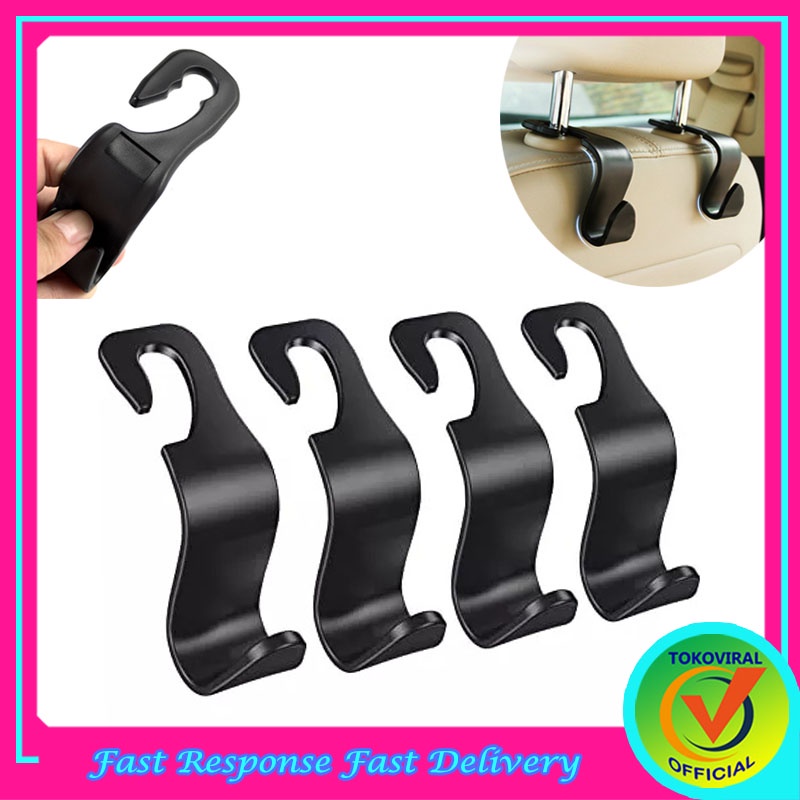 Jual Hook Hanger Car Holder / Gantungan Single Jok Mobil / Gantungan ...