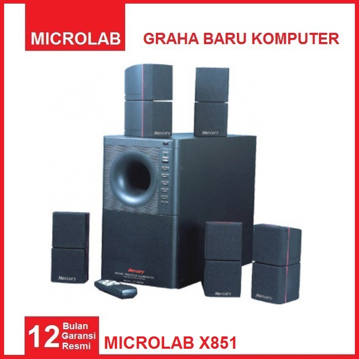 Jual Microlab X851 Surround Multimedia Speaker Komputer | Shopee Indonesia