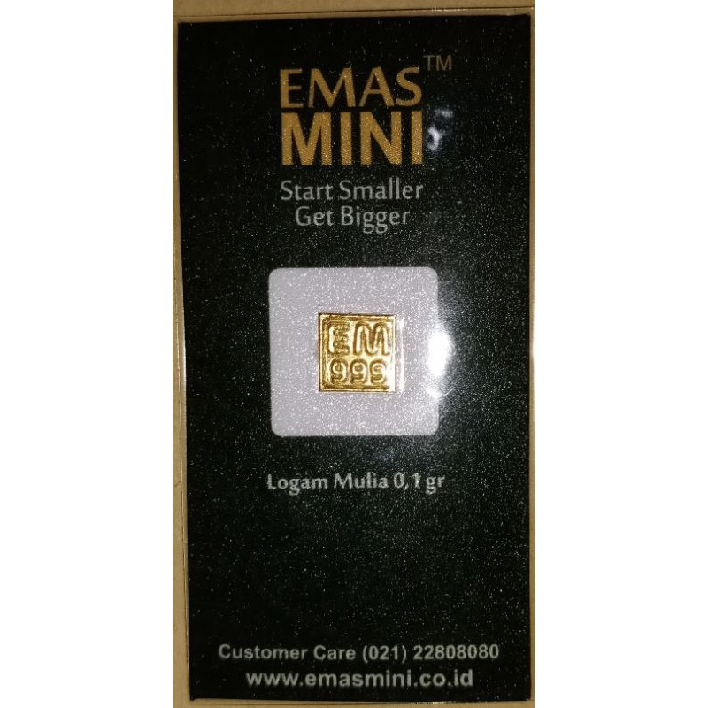 Jual Emas Mini 0..1gr | Shopee Indonesia