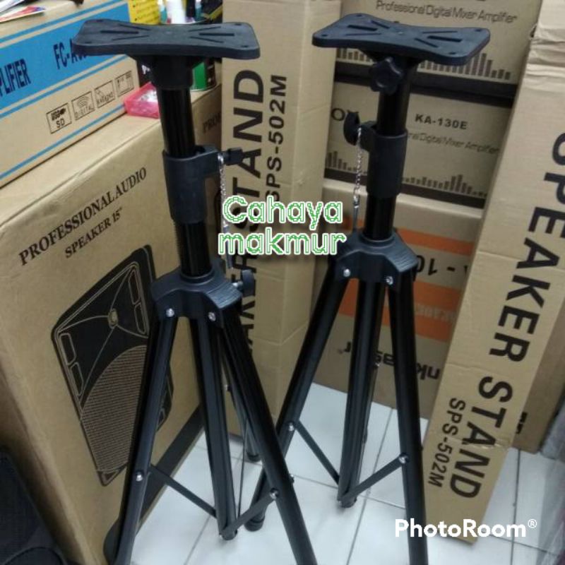 Jual Stand Speaker Active - Tripod Speaker Portable | Shopee Indonesia