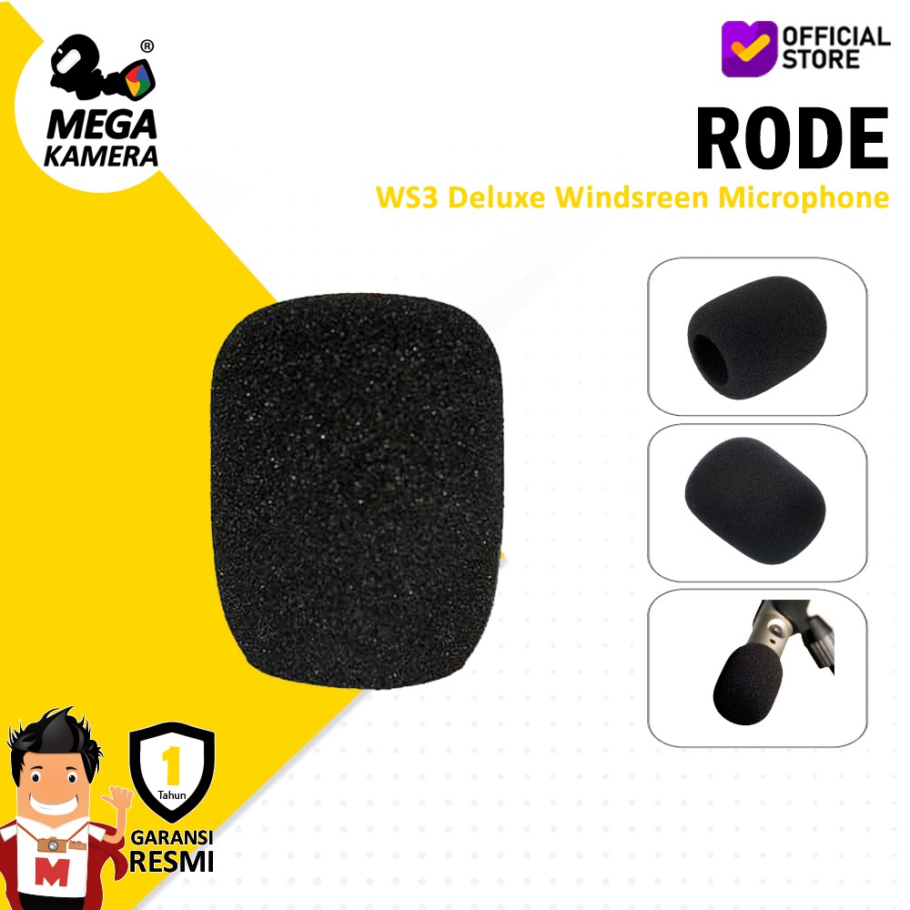 Jual Rode WS3 Windscreen for Microphone NT3 | Shopee Indonesia