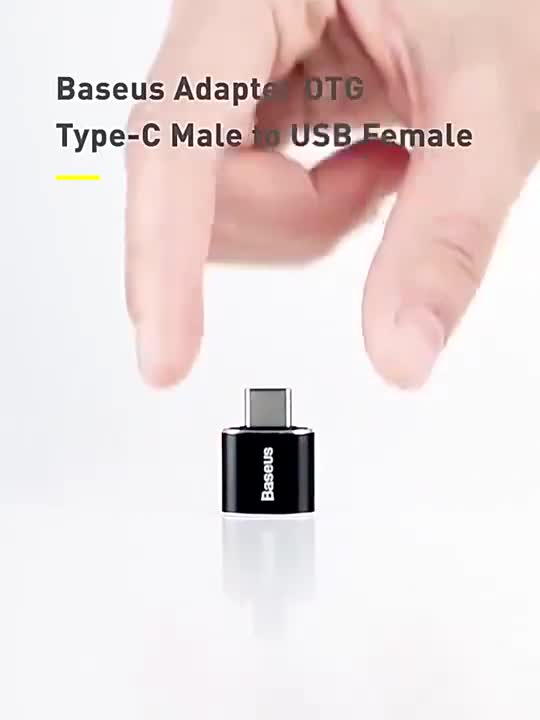 Jual Baseus OTG USB To Type C Female to USB Male Adapter Converter ...