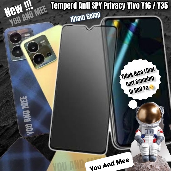 Jual Kaca Tempered A-SPY PRIVACY Full Cover Vivo Y16 Y36 Y22 Y35 V40 Lite V29E V25 V25E V23 V23E ...