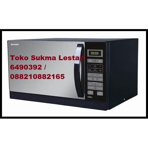 Jual Microwave Sharp R-728(K)In (Warna Hitam, Bisa Grill/Panggang ...