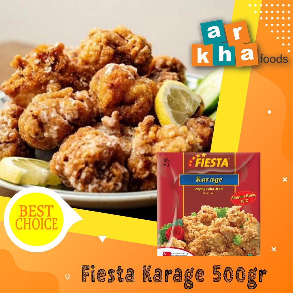 Jual Fiesta Chicken Karage 400GR / karaage Daging Paha Ayam | Shopee ...