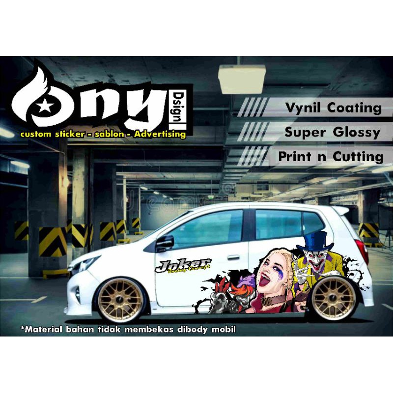 Jual STIKER VARIASI AGYA AYLA JOKER | Shopee Indonesia