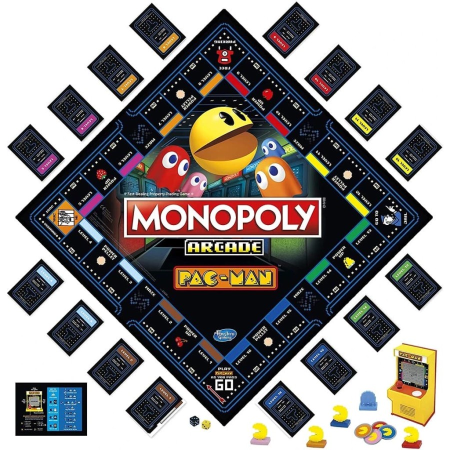 Jual HASBRO MONOPOLY ARCADE PAC-MAN GAME | Shopee Indonesia
