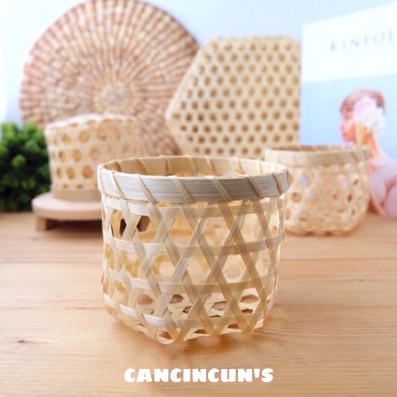 Jual Bamboo baguette basket / keranjang bambu sedang / keranjang bambu ...