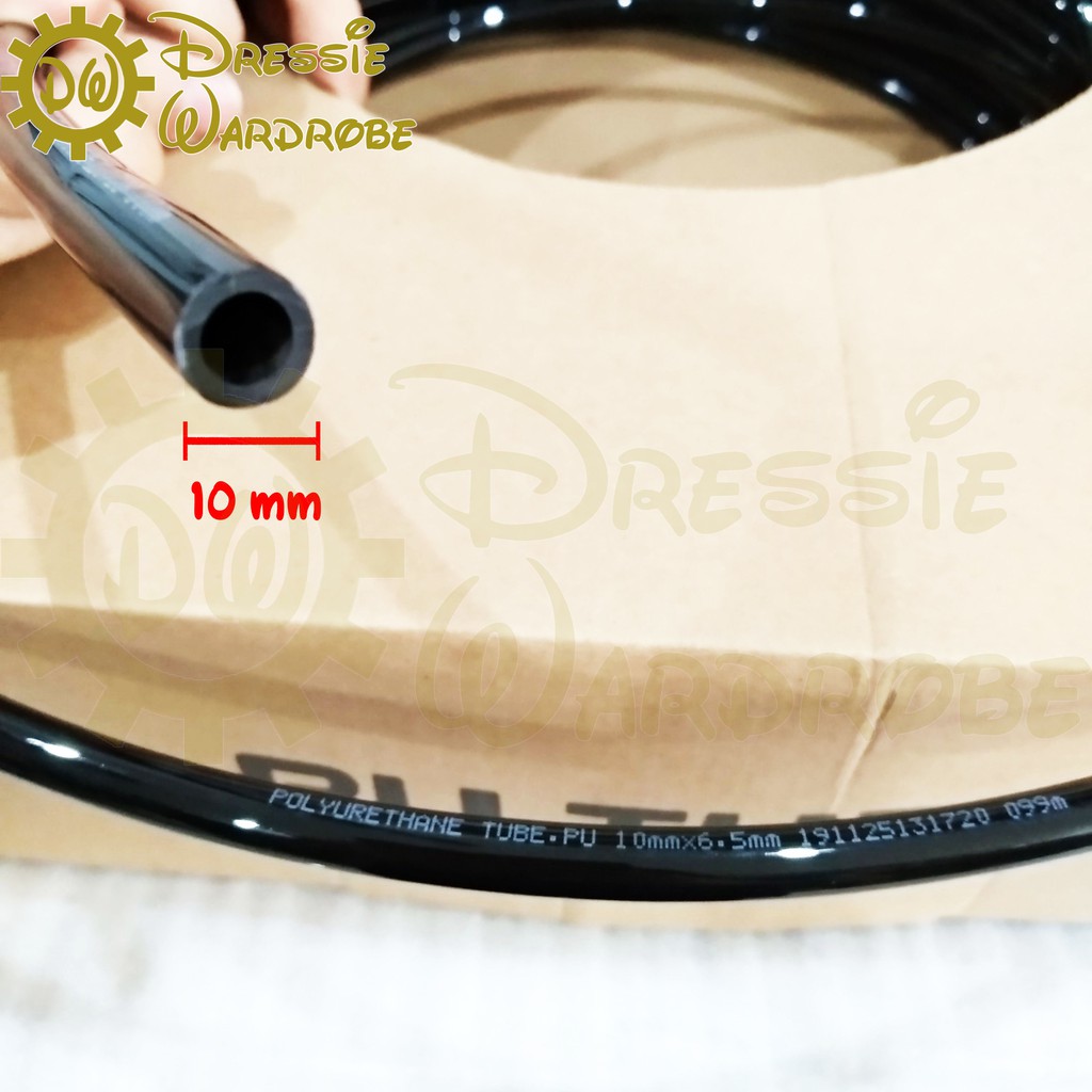 Jual Selang Air Angin Pneumatic PU Polyurethane Tube 10 mm 10x6.5 mm ...