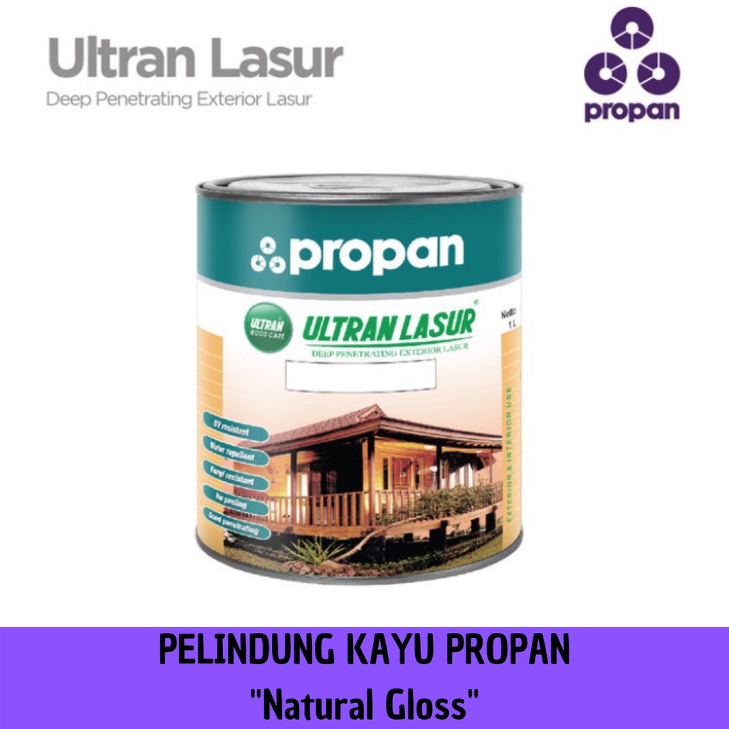 Jual Propan Politur Kayu / Cat Dasar Kayu Ultran 501 Natural Gloss ...