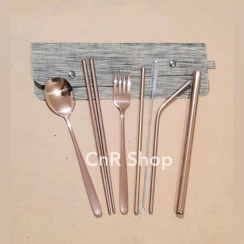 Jual hampers custom grafir nama logo sendok stainless 304 sumpit ...