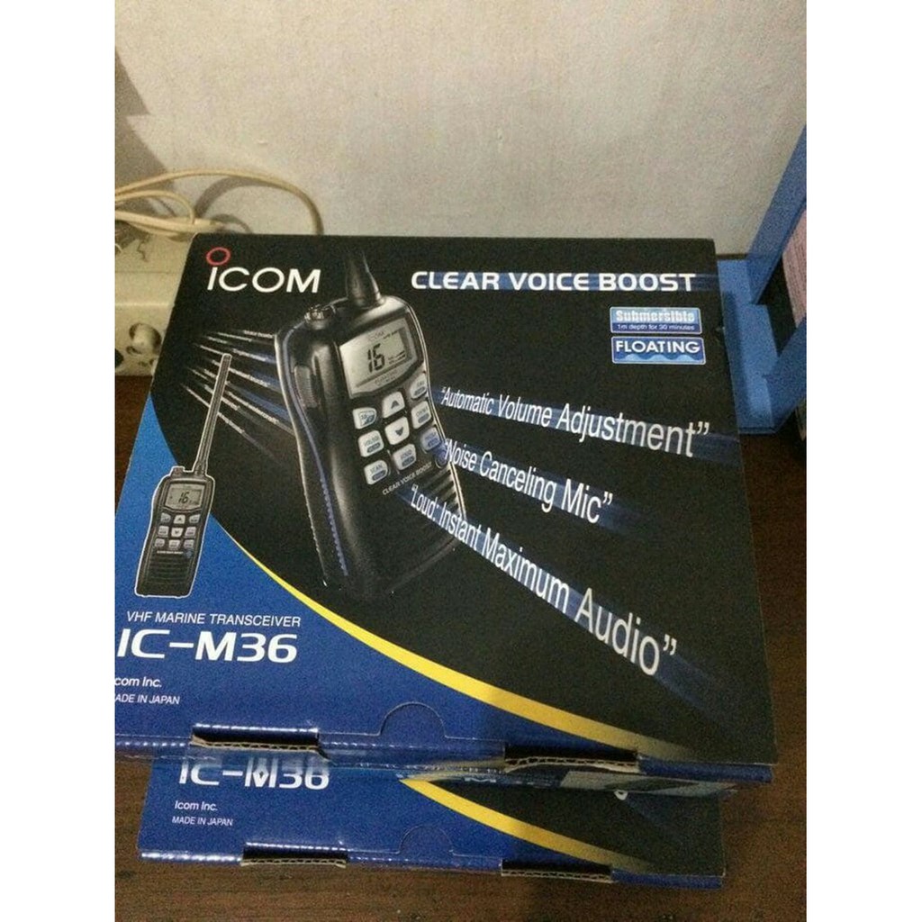 Jual HANDY TALKY ICOM HT ICOM IC M36 VHF Terlaris | Shopee Indonesia