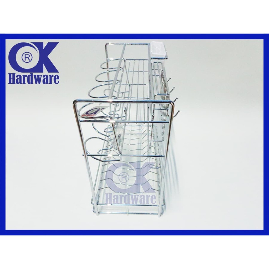 Jual Rak Piring Rak Botol Drawer Basket OK 025H for Kitchen Cabinet ...