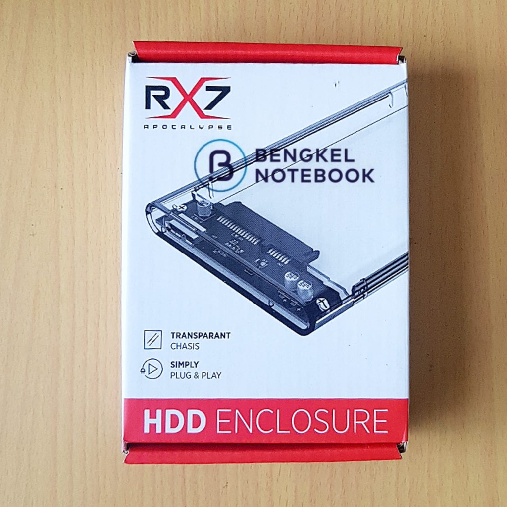 Jual USB 3.0 External Case HDD Casing SATA 2.5 RX7 USB3.0 Transparan ...