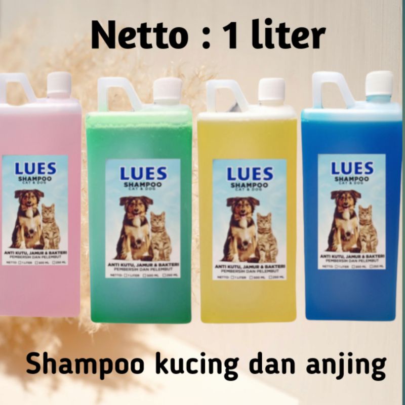 Jual SHAMPOO KUCING SHAMPOO ANTI KUTU DAN JAMUR netto: 1 liter | Shopee ...