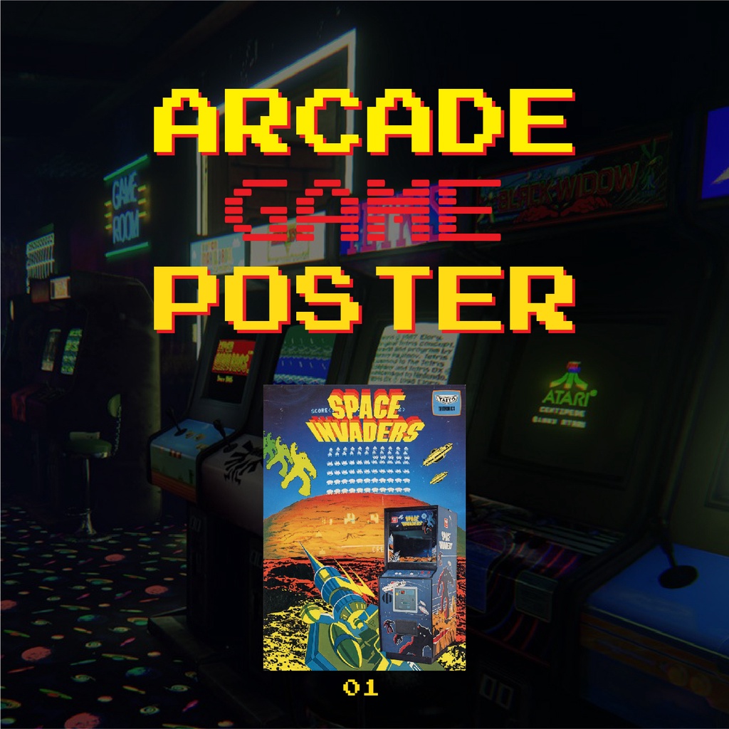 Jual POSTER GAME ARCADE / POSTER DINGDONG VINTAGE A5 A6 (SATUAN ...