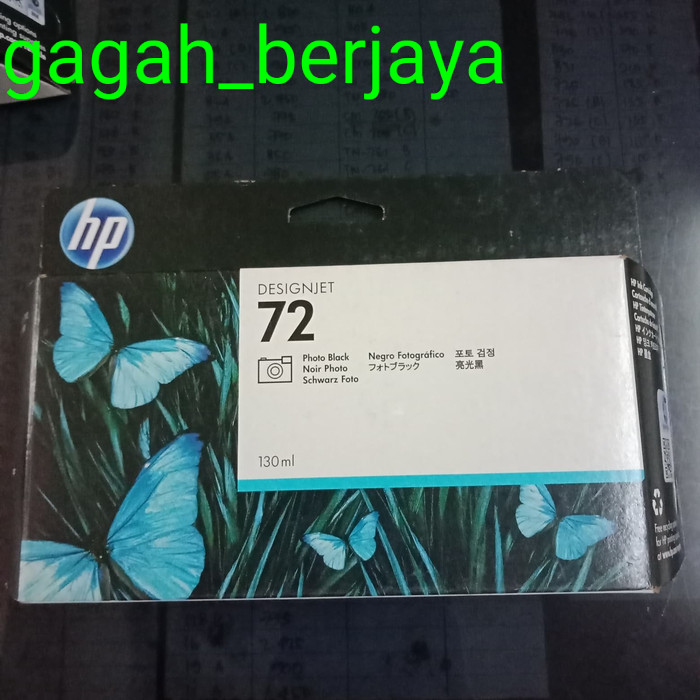 Jual Tinta Hp Plotter 72 Photo Black 130ml Hp 72 Fhoto Black Original ...