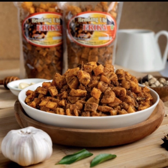 Jual Rendang Ubi Erika Oleh Oleh Asli Cemilan Payakumbuh Padang Makanan ...