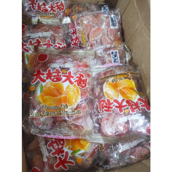 Jual Permen jelly Rasa mandarin orange 500gram / permen / permen ...