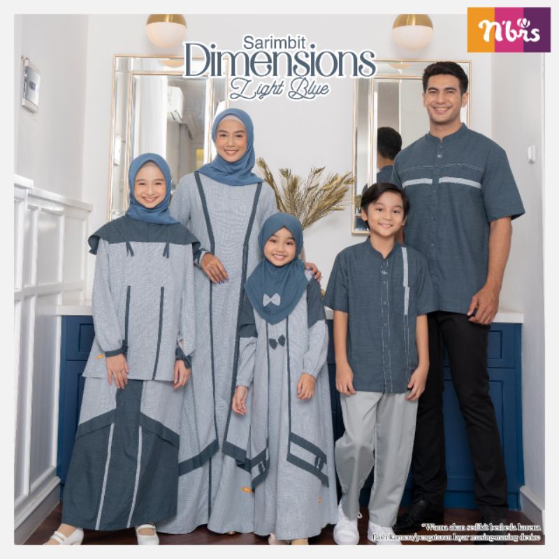 Jual {NEW} SARIMBIT NIBRAS DIMENSIONS LIGHT BLUE |NIBRAS SARIMBIT ...
