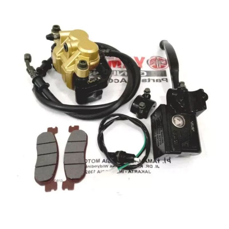 Jual selang rem+master rem set+kaliper depan Yamaha Rx king new,scorpio | Shopee Indonesia