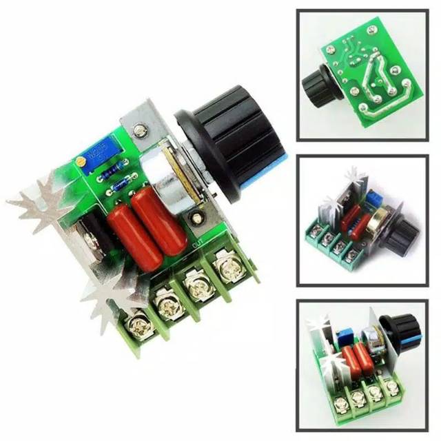 Jual Dimmer SCR 2000W modul speed controller ac 220v PWM Voltage ...