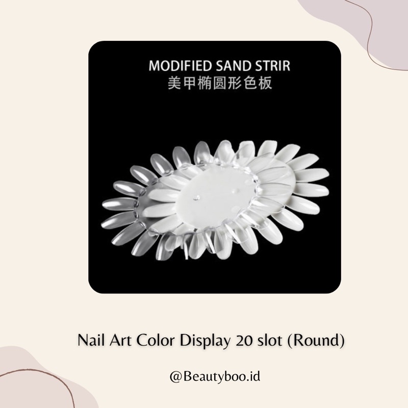 Jual [READY JKT] Nail Art Color Display 20 Slot / Display warna Kutek ...