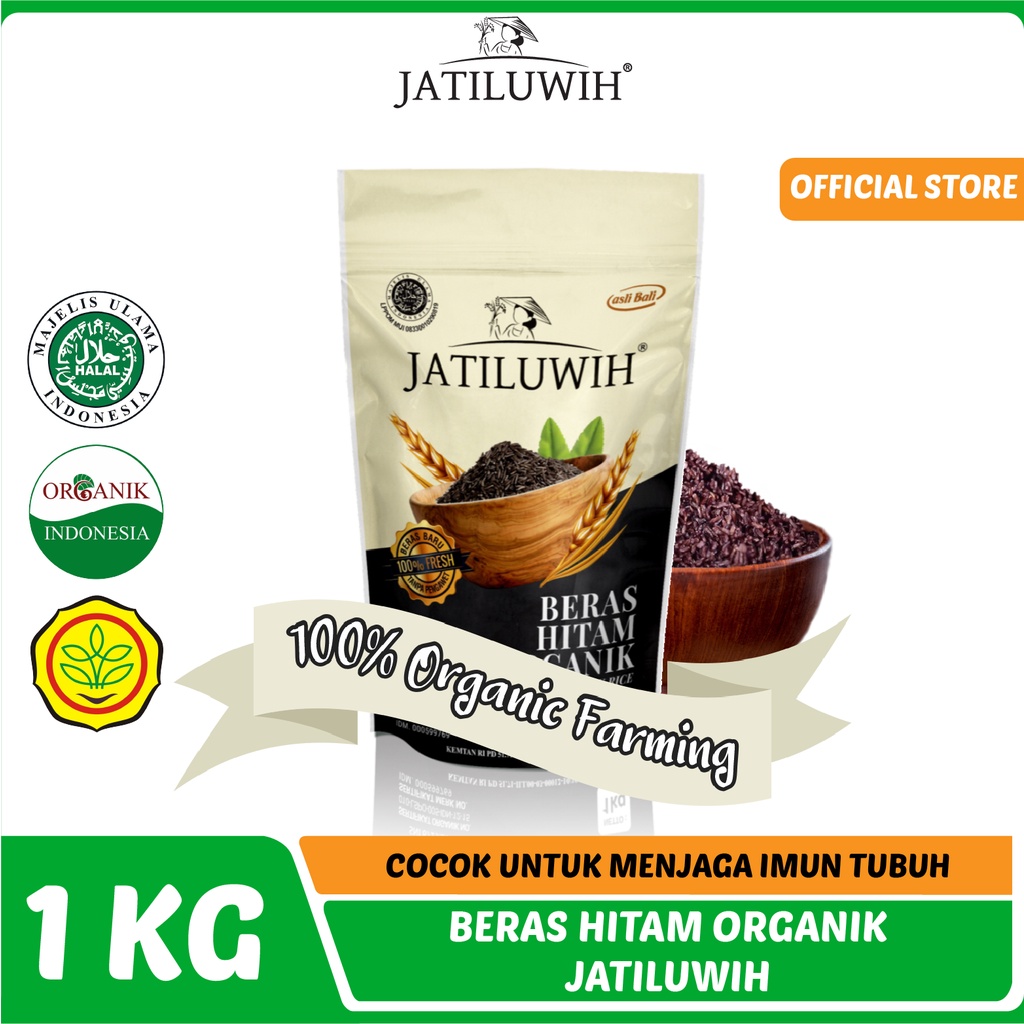 Jual Jatiluwih Beras Hitam Organik 1kg - Beras Hitam Organik Jatiluwih ...