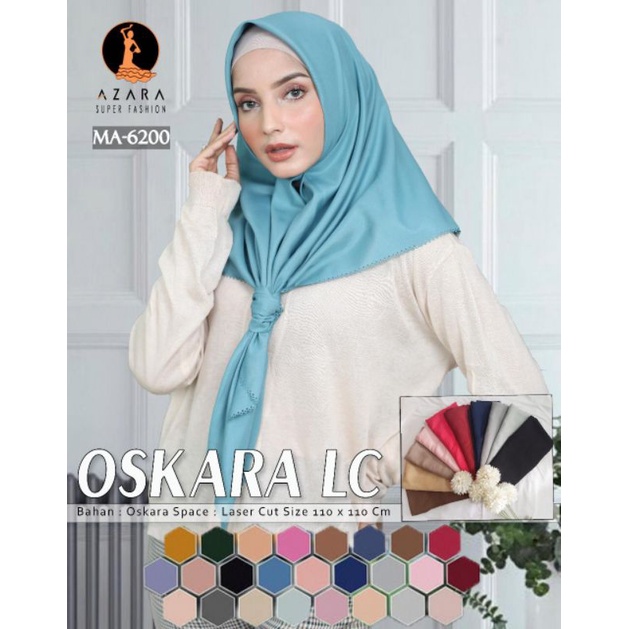 Jual Hijab Segi Empat Azara Laser Cut Kerudung Segi Empat Hijab Azara ...