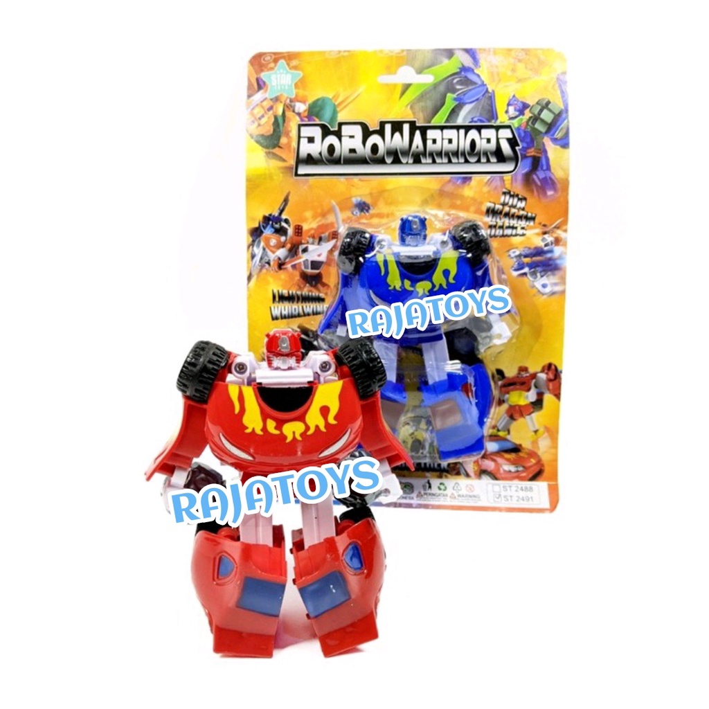 Jual ROBOWARRIORS MAINAN ROBOT ROBOTAN MOBIL ROBOT TRANSFORMASI - ST ...
