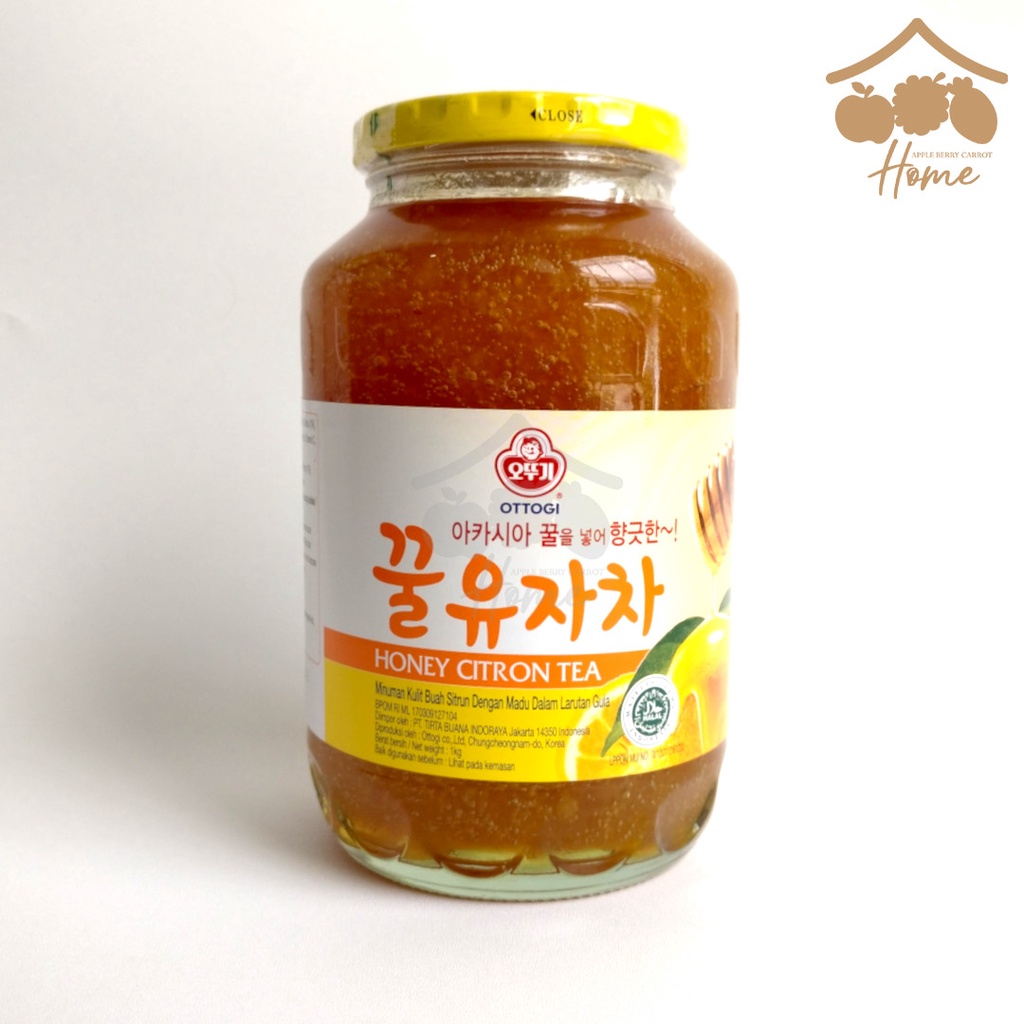 Jual Ottogi Honey Citron Tea 1kg 1000gr drink syrup sirup korea jeruk 1 ...