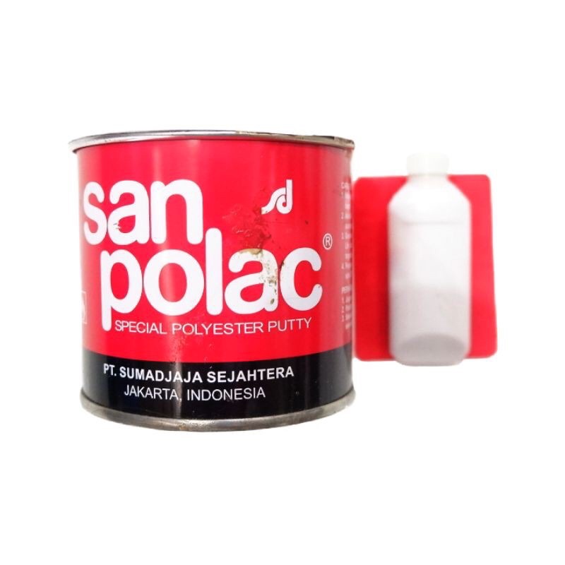 Jual Dempul Putty Sanpolac 250G Besi Logam Plastik | Shopee Indonesia