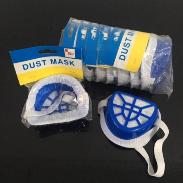 Jual Masker Proyek Safety Anti Debu Masker Biru Respirator Hidung ...