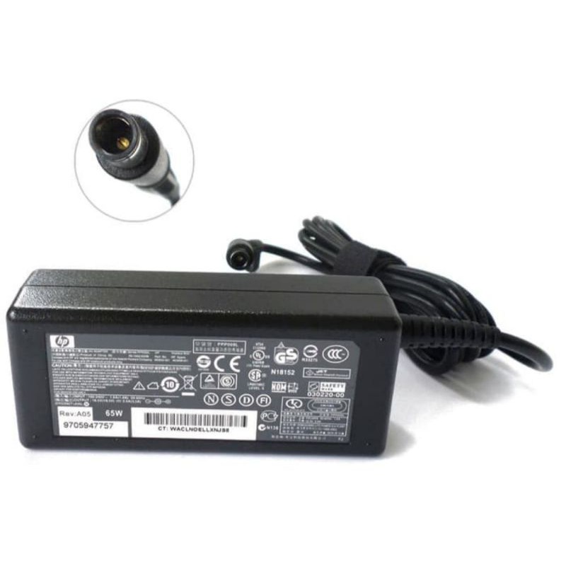Jual Adaptor Charger Laptop HP Compaq CQ40 CQ41 CQ42 CQ43 CQ35 Original ...