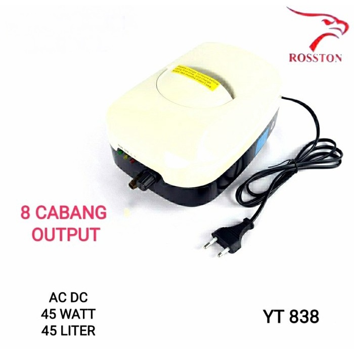 Jual Mesin AERATOR ROSSTON YT 838 ACDC Air Pump Automatic BLOWER ...