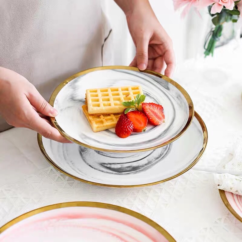 Jual Piring Marble / Piring Keramik/ Piring Makan | Shopee Indonesia