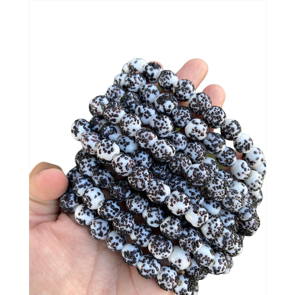 Jual Manik Kaca Misis Timbul / indonesian beads / manik kaca jombang ...