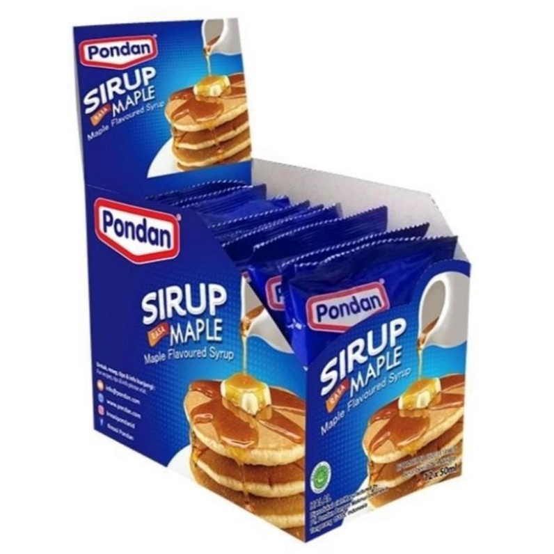 Jual Pondan Maple Syrup 12 x 40 ml | Shopee Indonesia