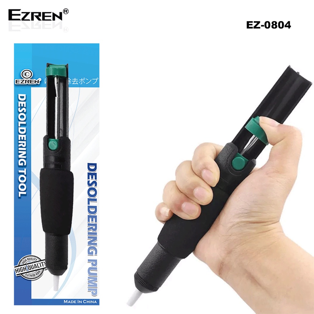 Jual Ezren EZ-0804 Penyedot Timah Pump Soft Handle Anti-Slip Double ...