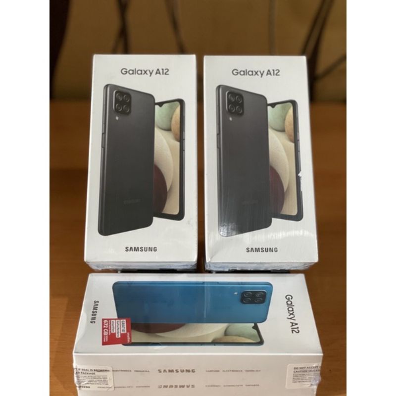 Jual SAMSUNG GALAXY A12 EXTENDED RAM 6+4GB/128GB GARANSI RESMI TAM ...